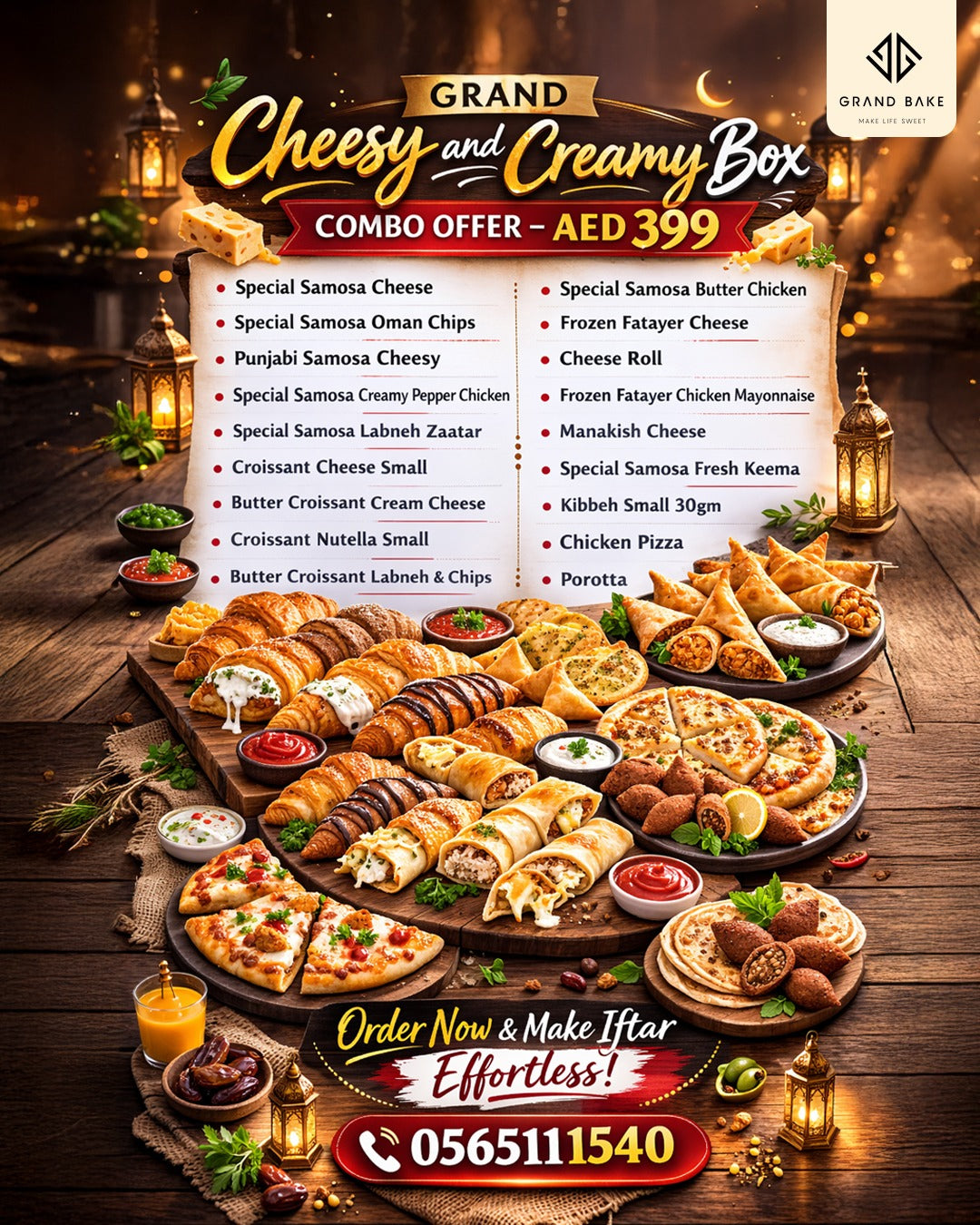 GRAND CHEESY AND CREAMY BOX – GRAND BAKE