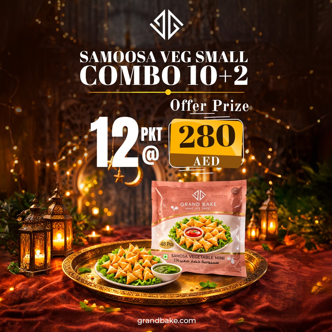 SAMOOSA VEG SMALL COMBO 10+2 – GRAND BAKE